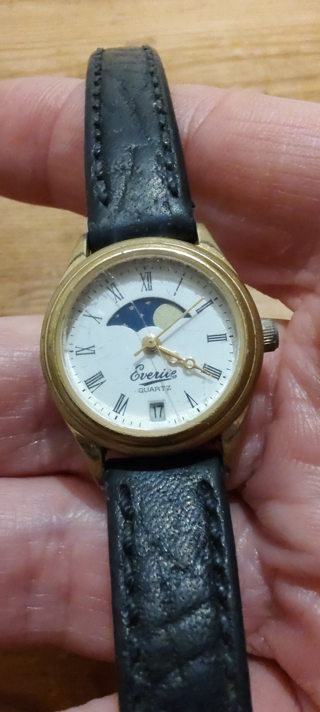 Vintage Ladies Everite Quartz MOON PHASE Watch - Etsy