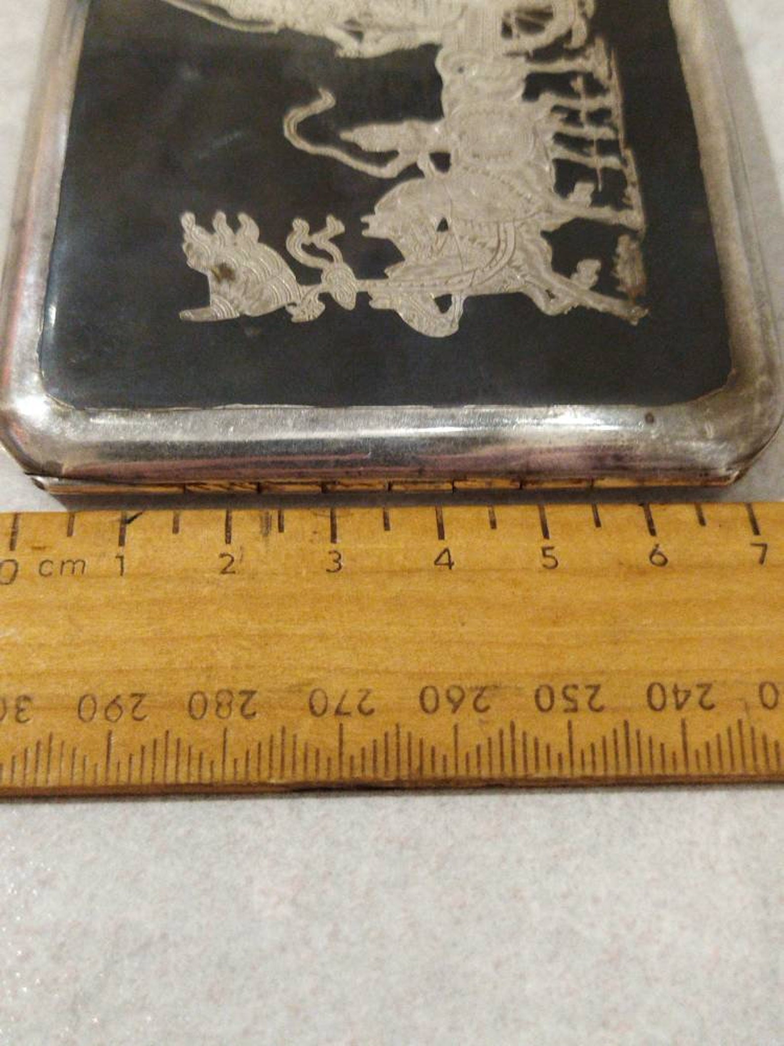 Art Deco Siam/Thailand sterling silver cigarette case | Etsy