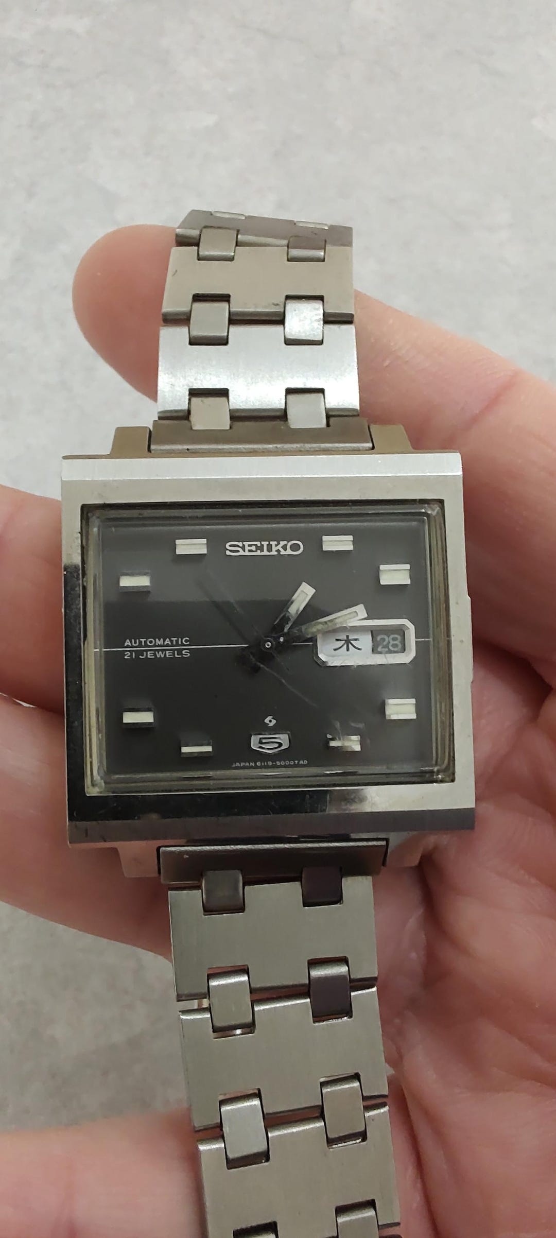 Vintage Seiko 5 Automatic Watch, Japan Retro TV Style - Etsy