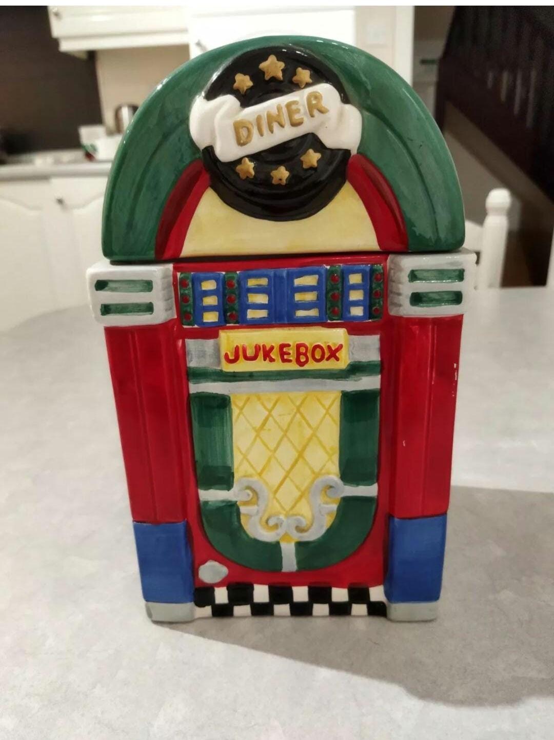 RARE Large Jukebox/american Diner Cookie Jar Biscuit Jar. - Etsy
