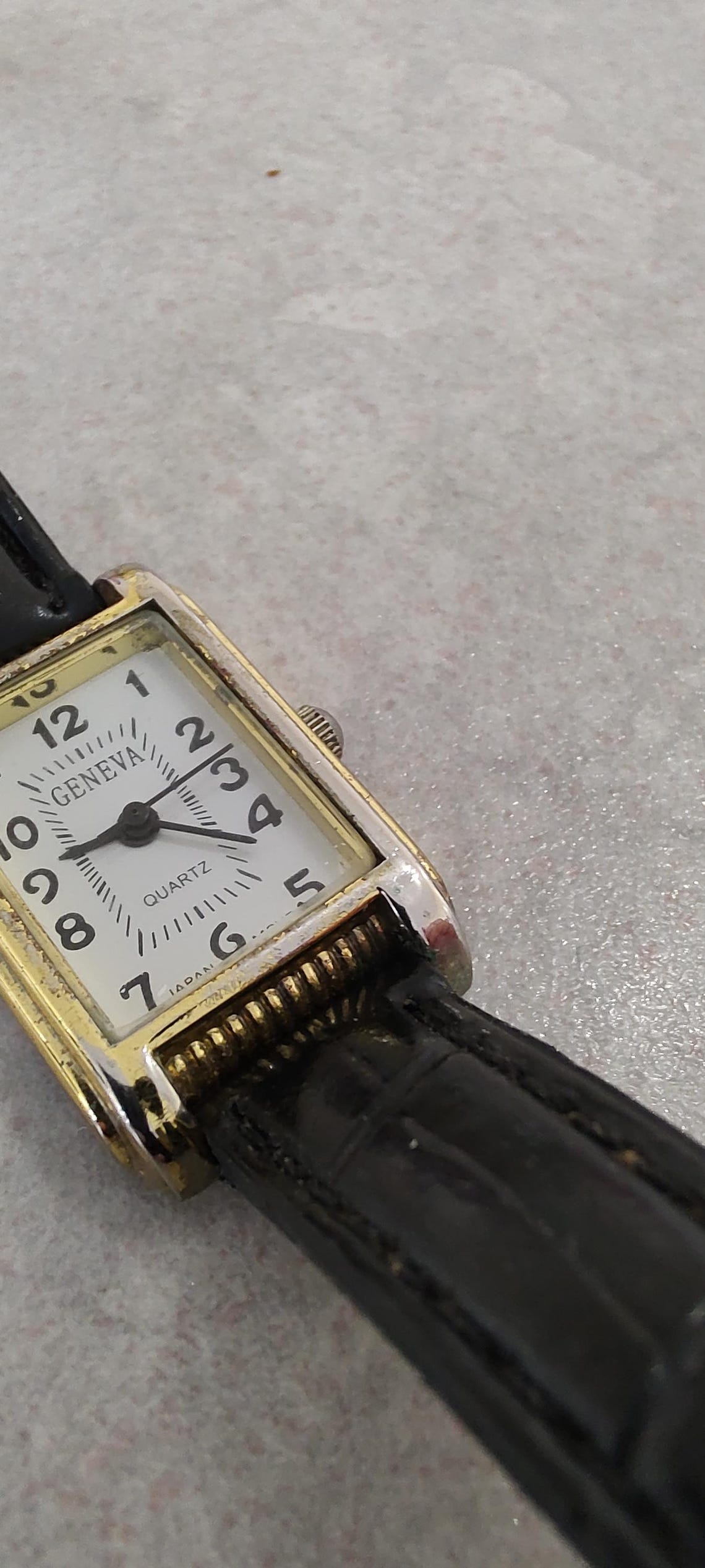GENEVEA Tank Watch Quartz Watch Vintage - Etsy