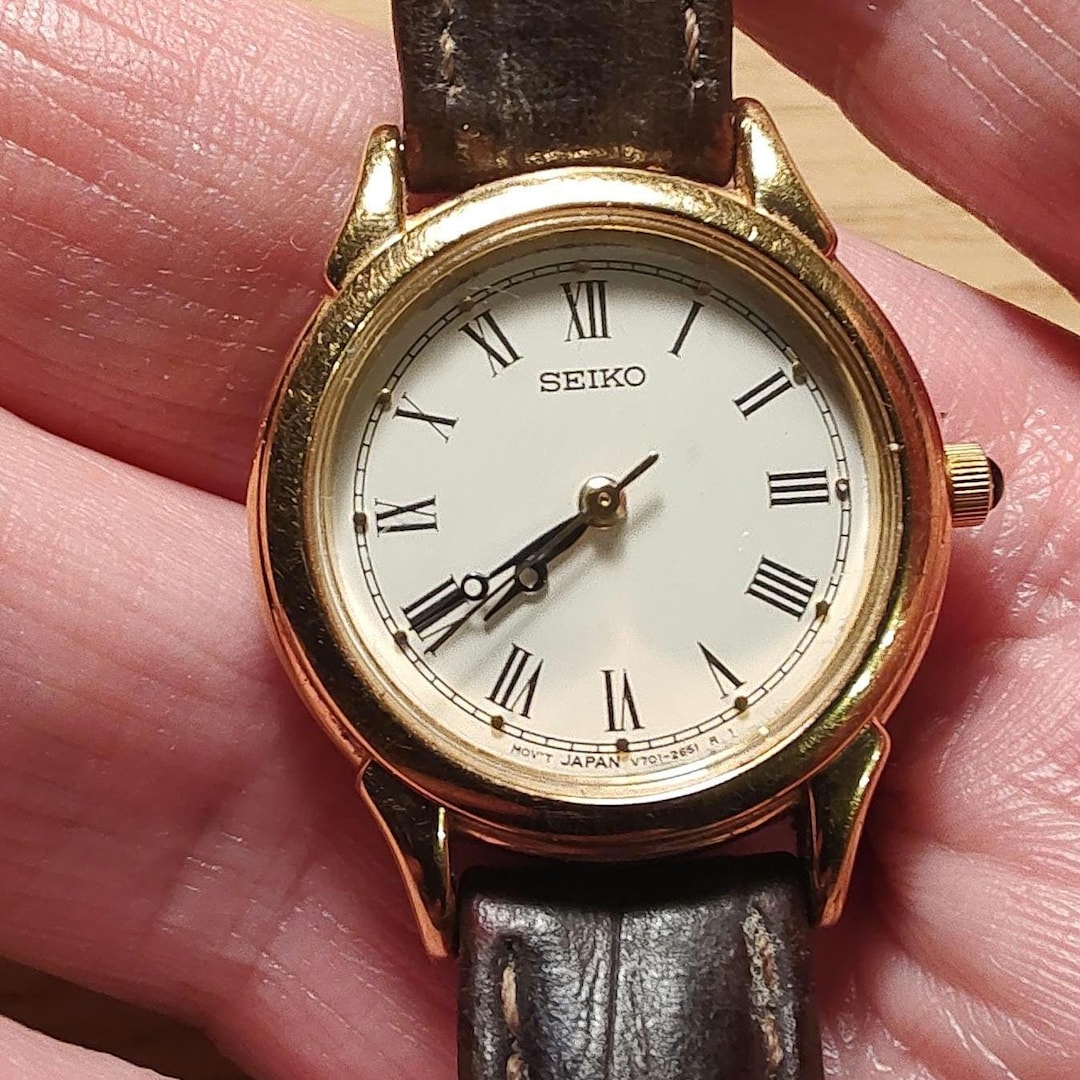 Vintage Ladies SEIKO Quartz Watch Japan Japanese Movement Gift for Her ...
