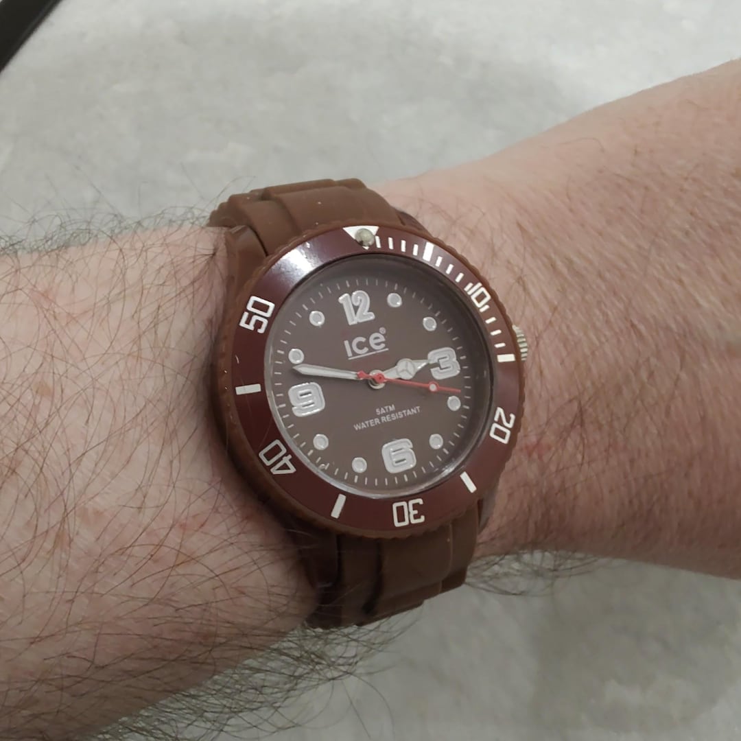 ICE Watch Chocolate Brown Colour 5ATM/ 50metres Water Resistant - Etsy