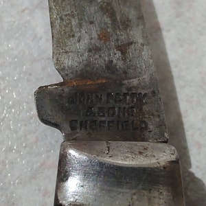 ANTIQUE JOHN PETTY & Son Pocket Knife Sheffield - Etsy