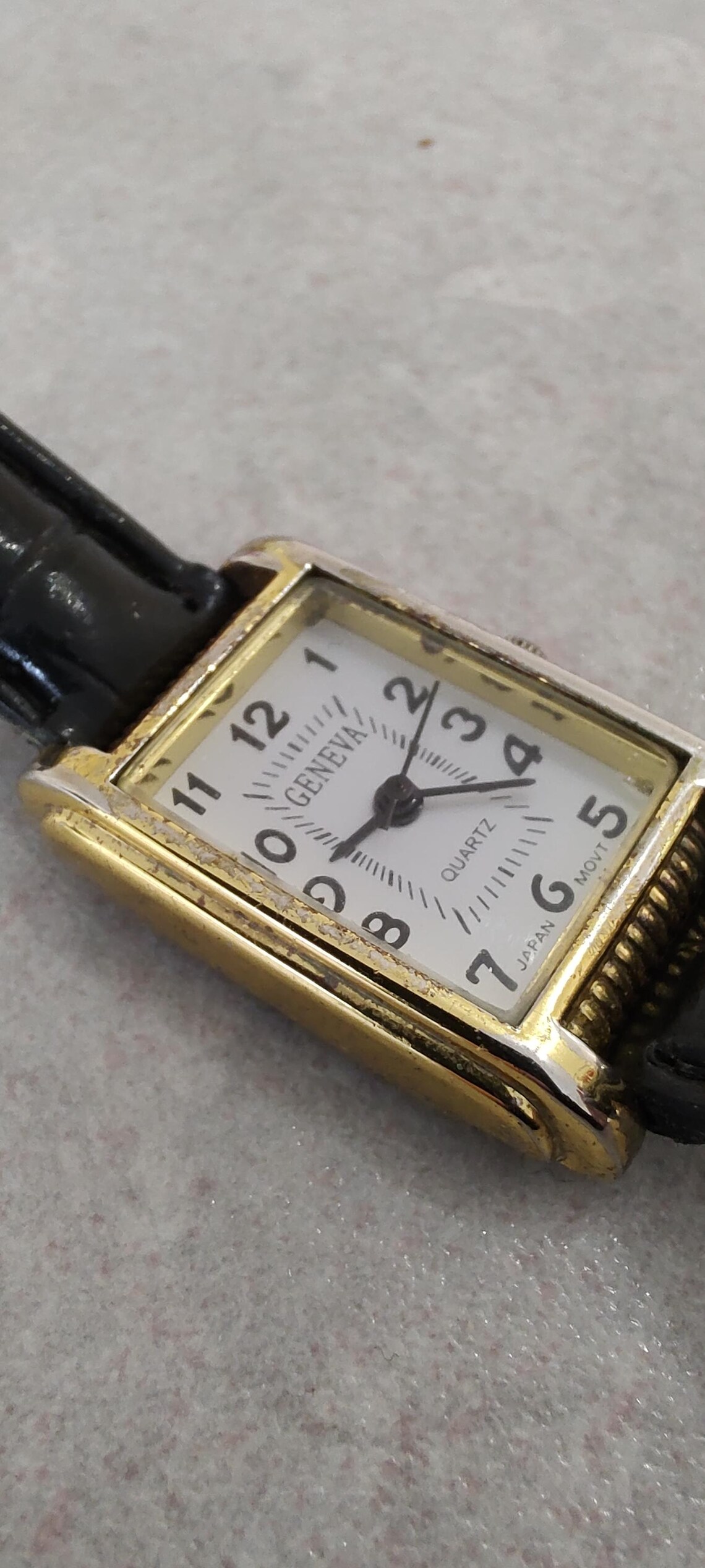 GENEVEA Tank Watch Quartz Watch Vintage - Etsy