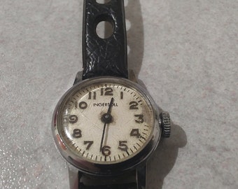 Gold Colour Swiss Amida Ladies Vintage Pocket Watch, Heart Shape, Gift ...