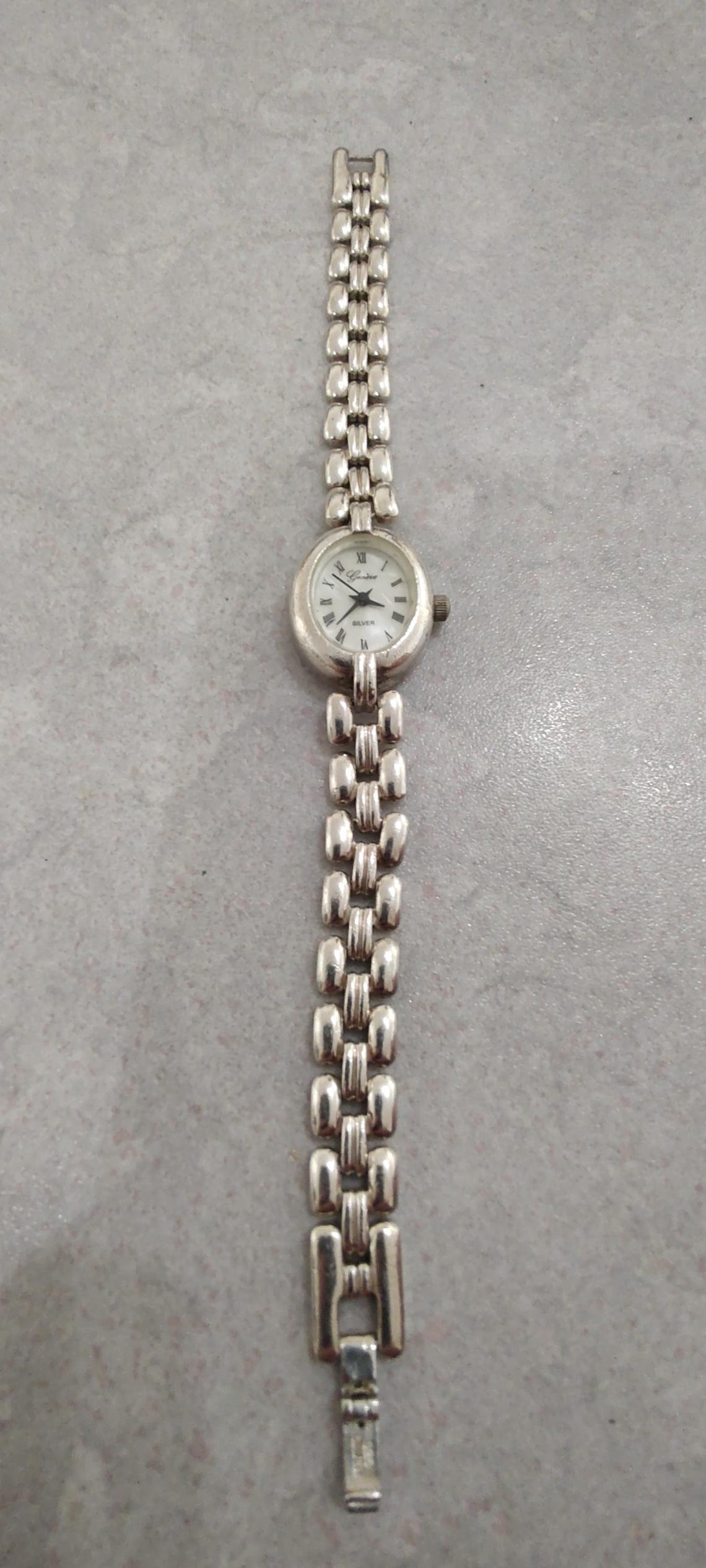 VINTAGE SOLID SILVER Geneve Sterling Silver 925 Quartz Watch - Etsy