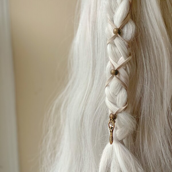 Leather Hair Wrap - Etsy