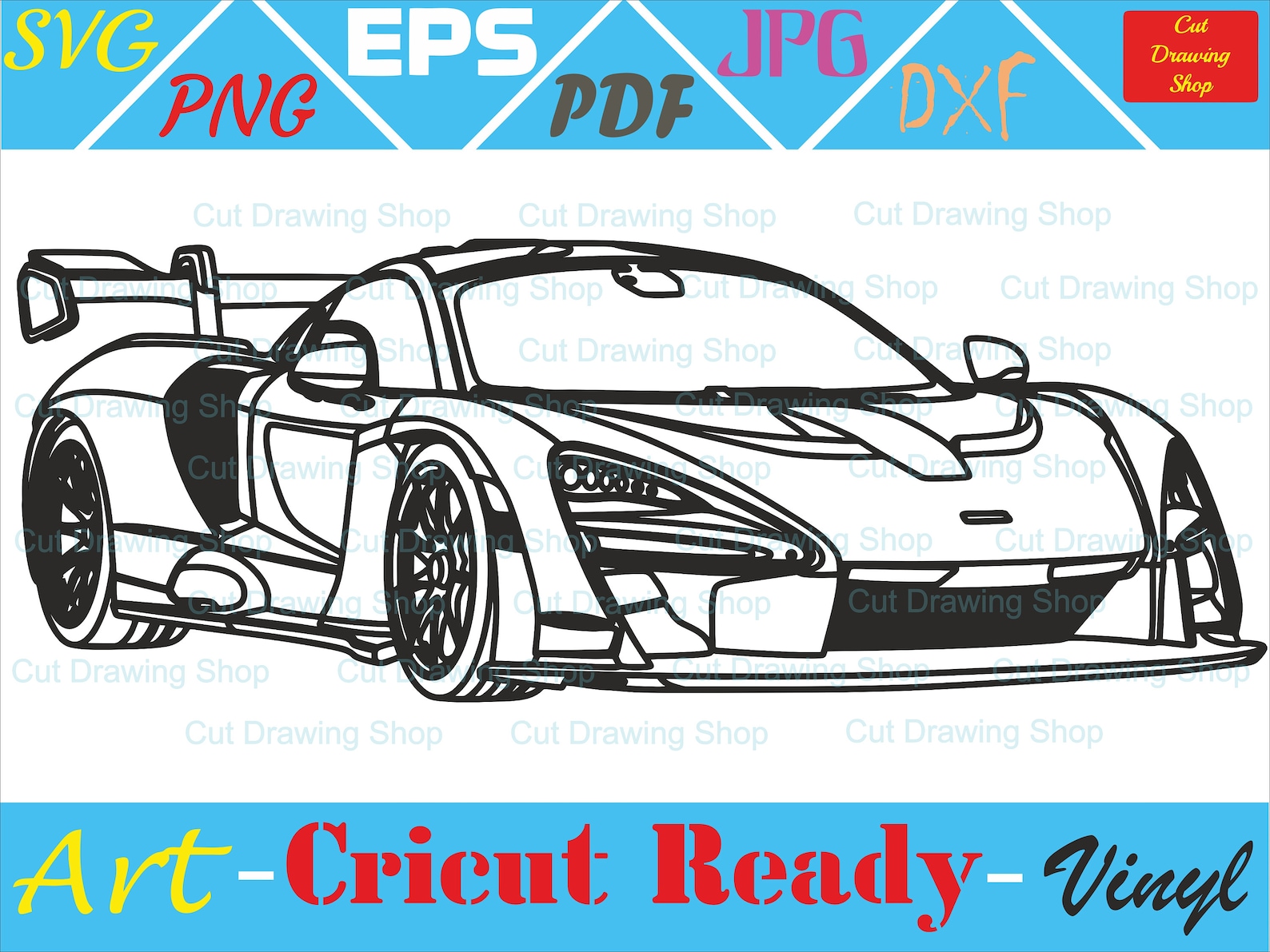 Mclaren Senna Car Vector Svg Cut File Svg Silhouette Svg - Etsy New Zealand