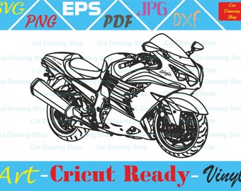 Home & Living Wall Hangings KAWASAKI ZZR 600 Vector Art POSTER Prints ...