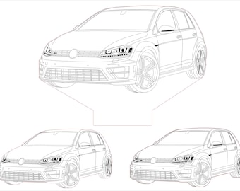 Laser Cut Mk7 Svg | Etsy