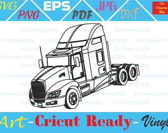 Kenworth Truck Vector | Etsy