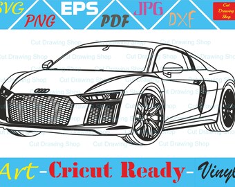 Audi R8 Vector | Etsy UK