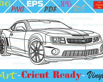 Camaro Vector Svg | Etsy