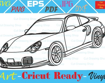 Porsche 911 Turbo Svg | Etsy