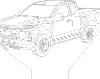 L200 Drawing Svg | Etsy