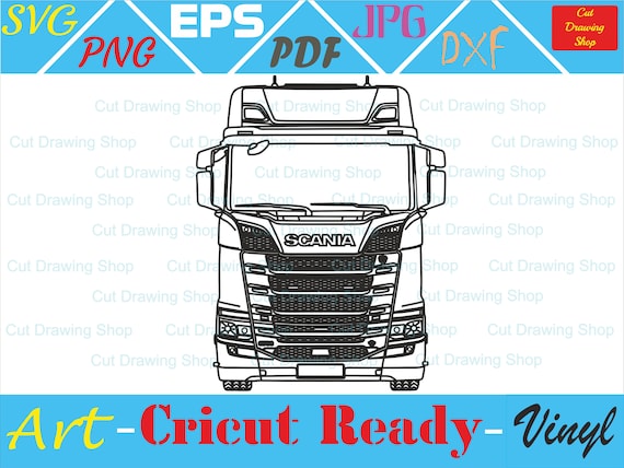 Scania Truck Vector Svg Cut File Svg Silhouette Svg Vinyl | Etsy Australia