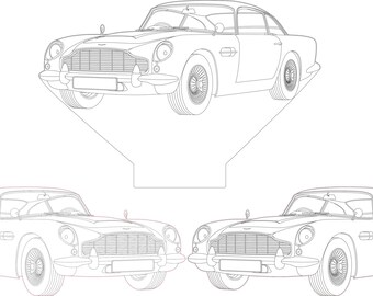 Aston Martin Db5 Svg | Etsy