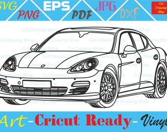 Panamera Vector Svg - Etsy