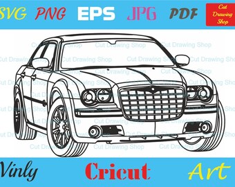 Chrysler 300c Svg | Etsy