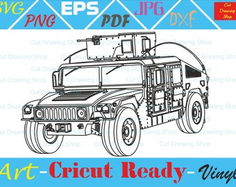 Humvee Svg | Etsy