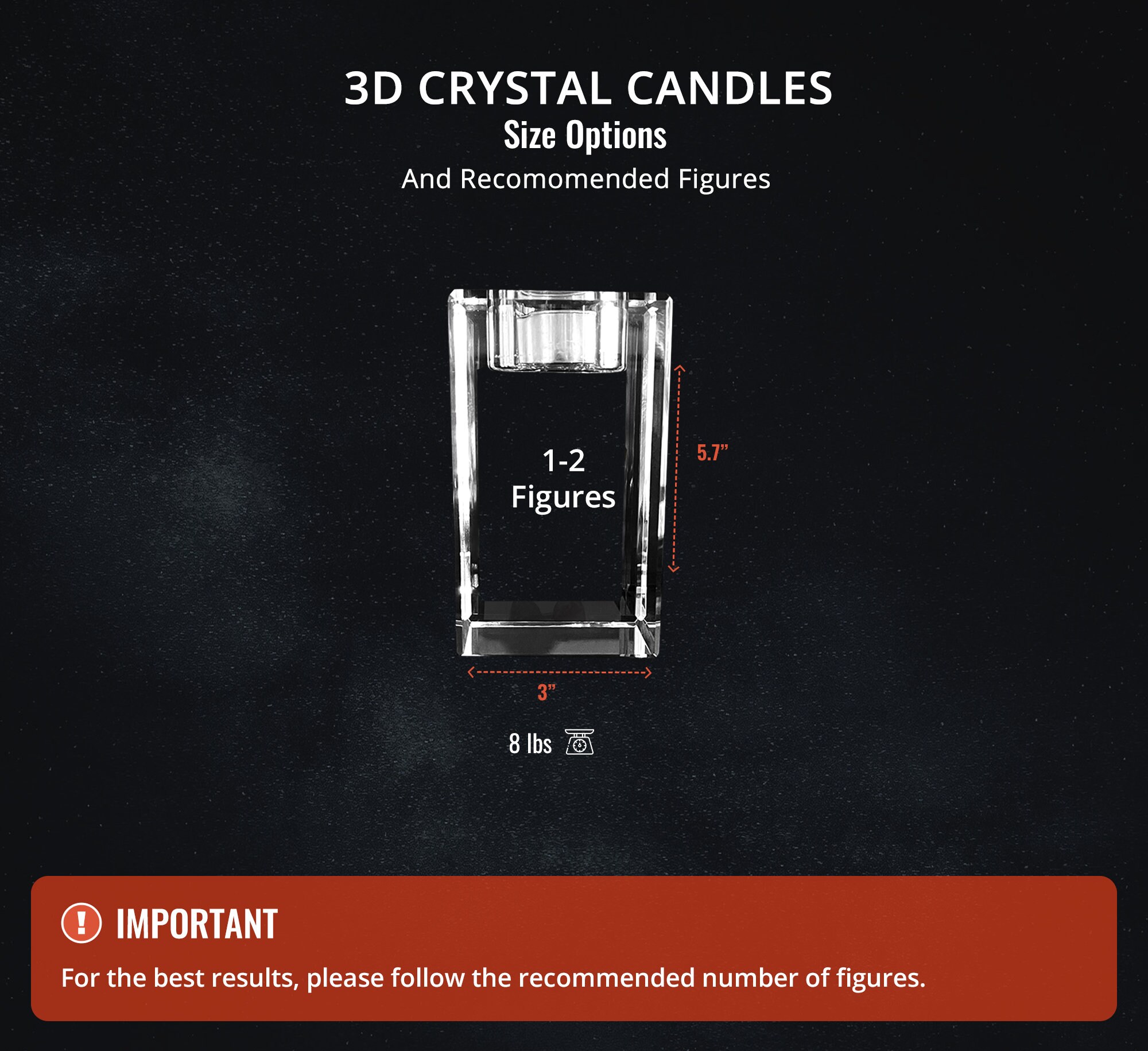 Custom Personalized 3D Laser Engraved Photo Picture, Christmas Candle ...