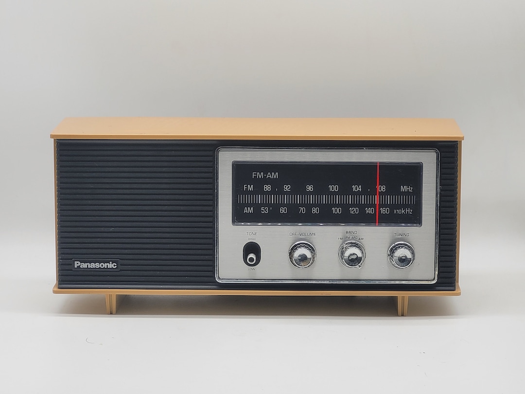 Vintage Panasonic Radio, Panasonic RE-6283C, Mid Century, Vintage 70s ...