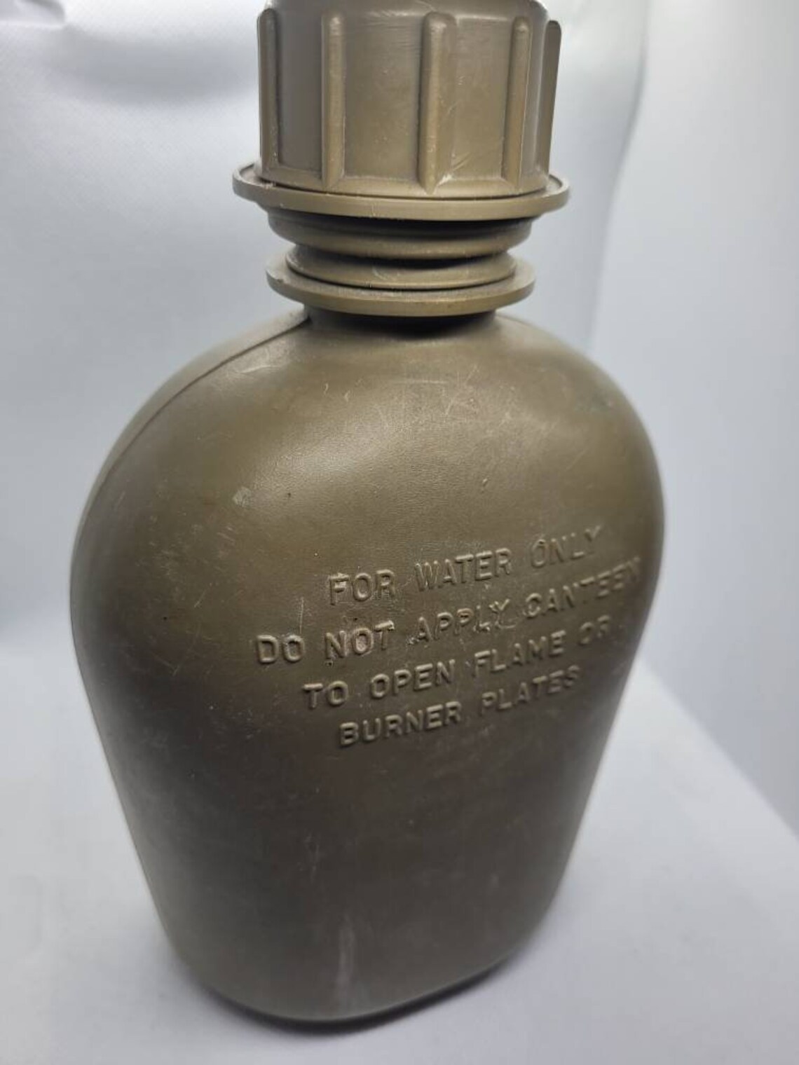 Vintage Army Water Canteen, 1982 U.S Army Green Water Bottle Military ...