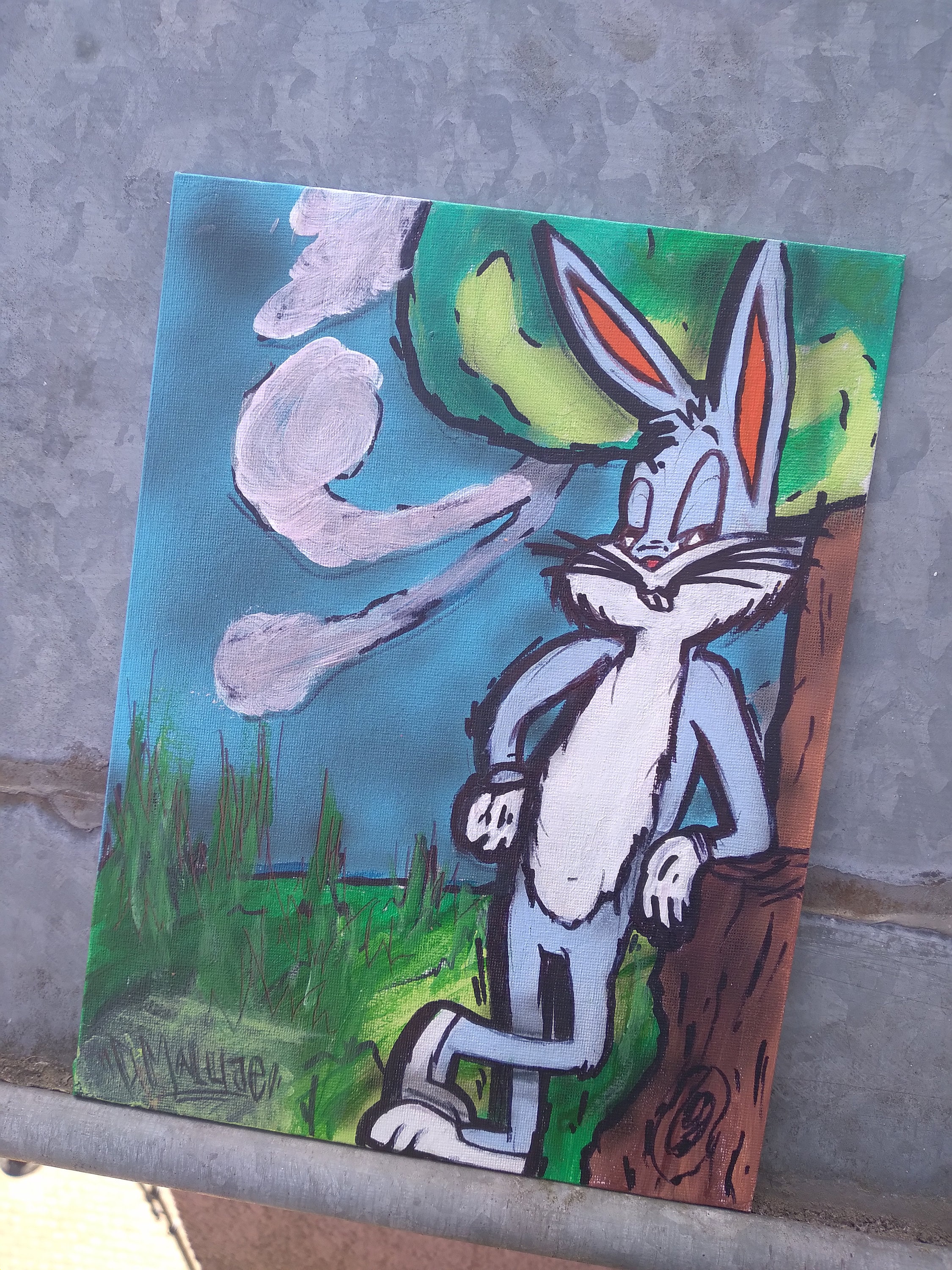 Cartoon-style Picture- Bunny Buggs - Etsy