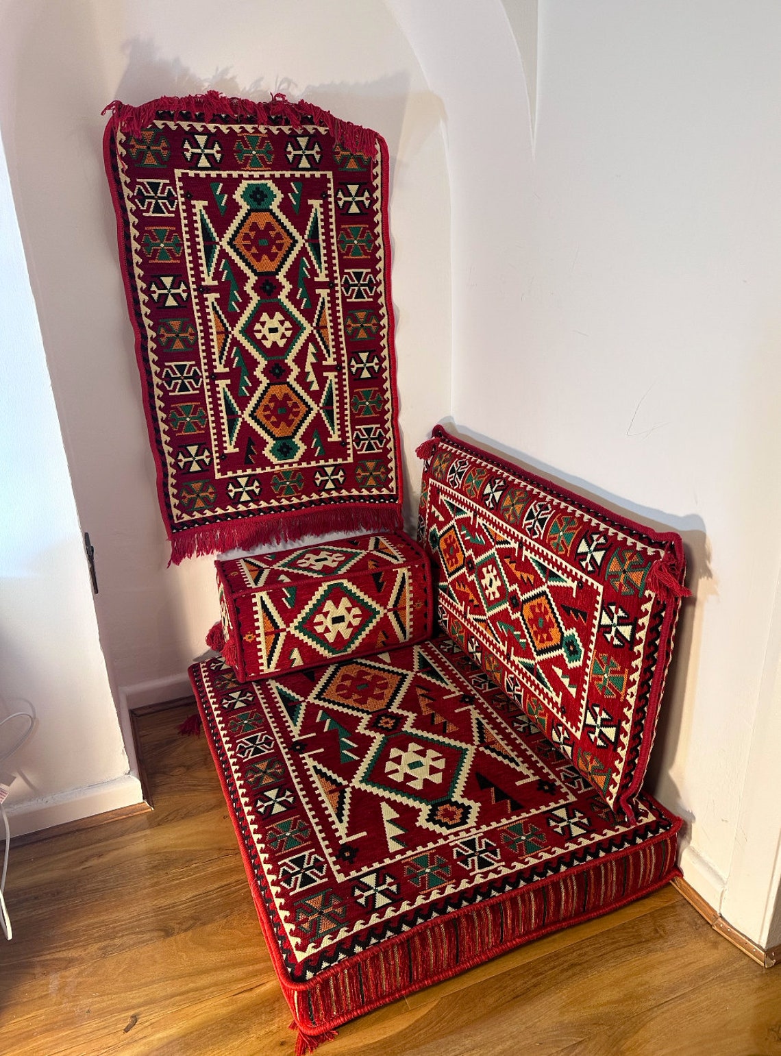 Al Jalsa UK - Arabic Majlis Floor Single Seater, Floor Couch, Oriental ...