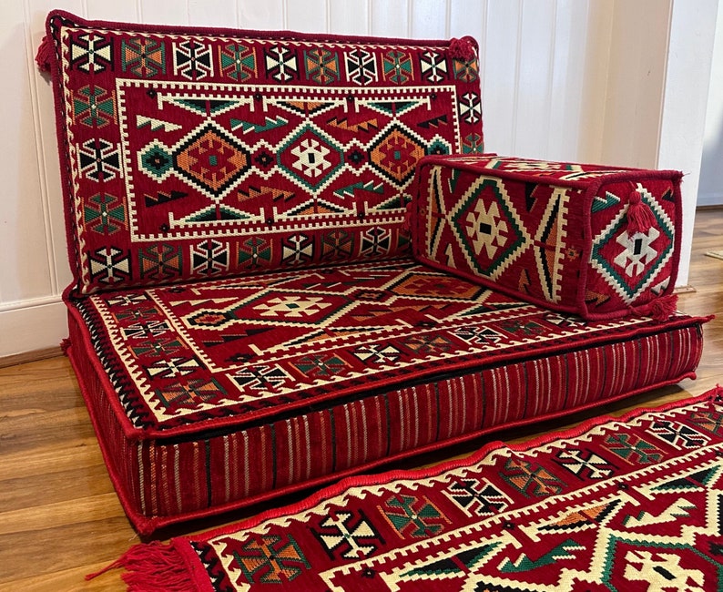 Al Jalsa UK - Arabic Majlis Floor Single Seater, Floor Couch, Oriental ...