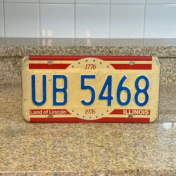 1776 License Plate - Etsy