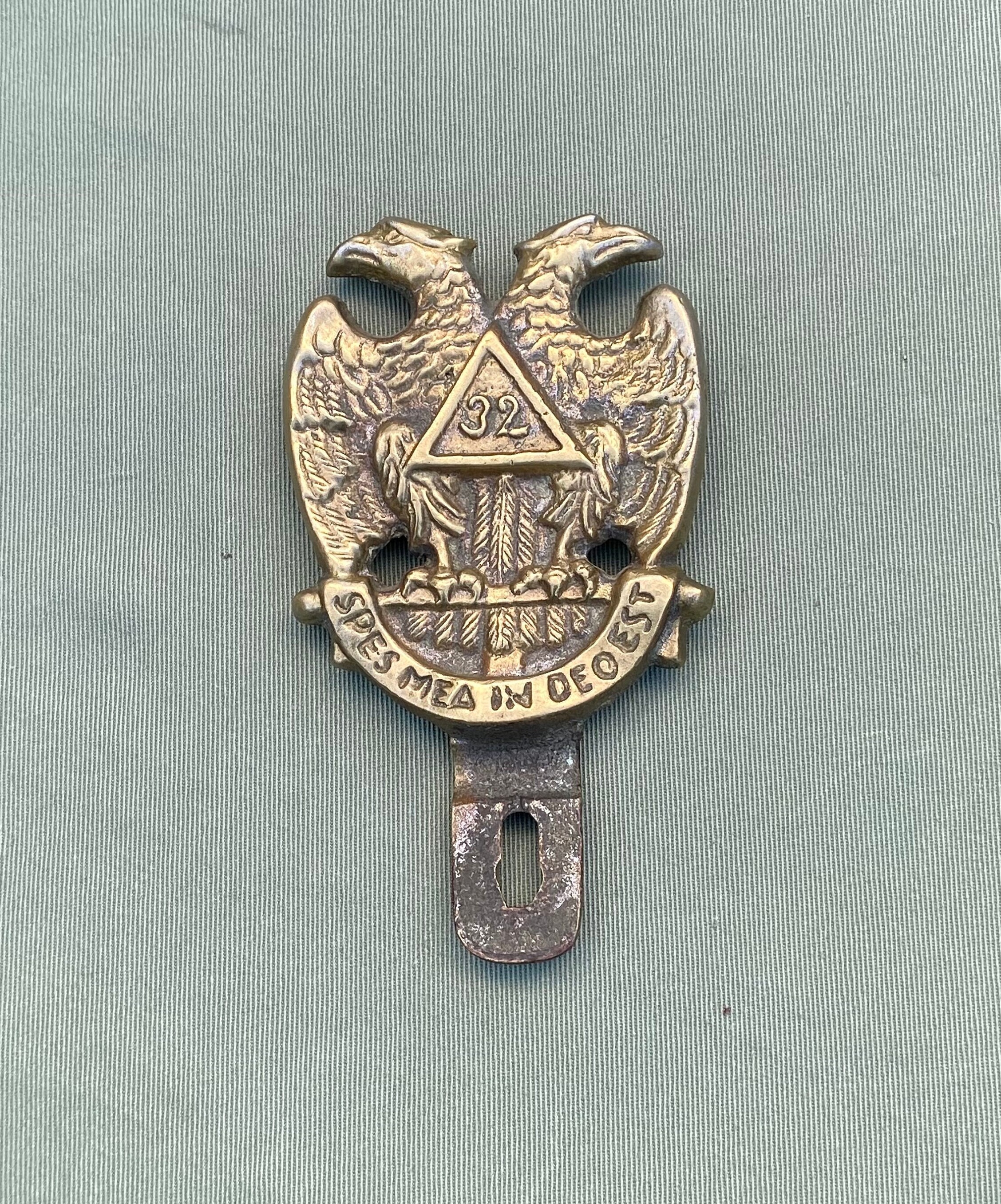 Masonic Scottish Rite 32 Degree Double Headed Eagle Brass - Etsy