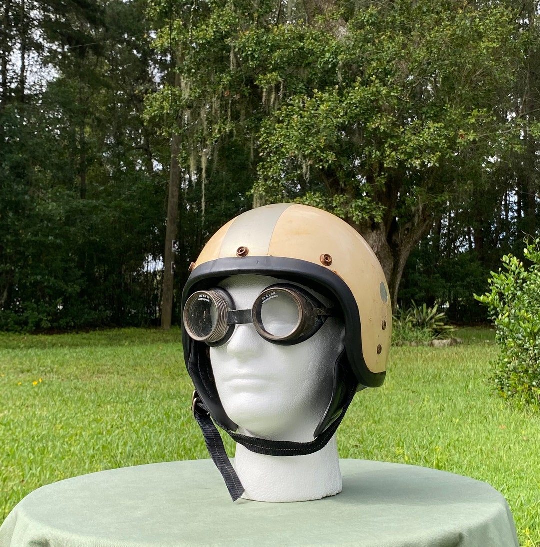 Round GSF 166 German Made Glass Goggles Safety Glasses Motorcycle ...