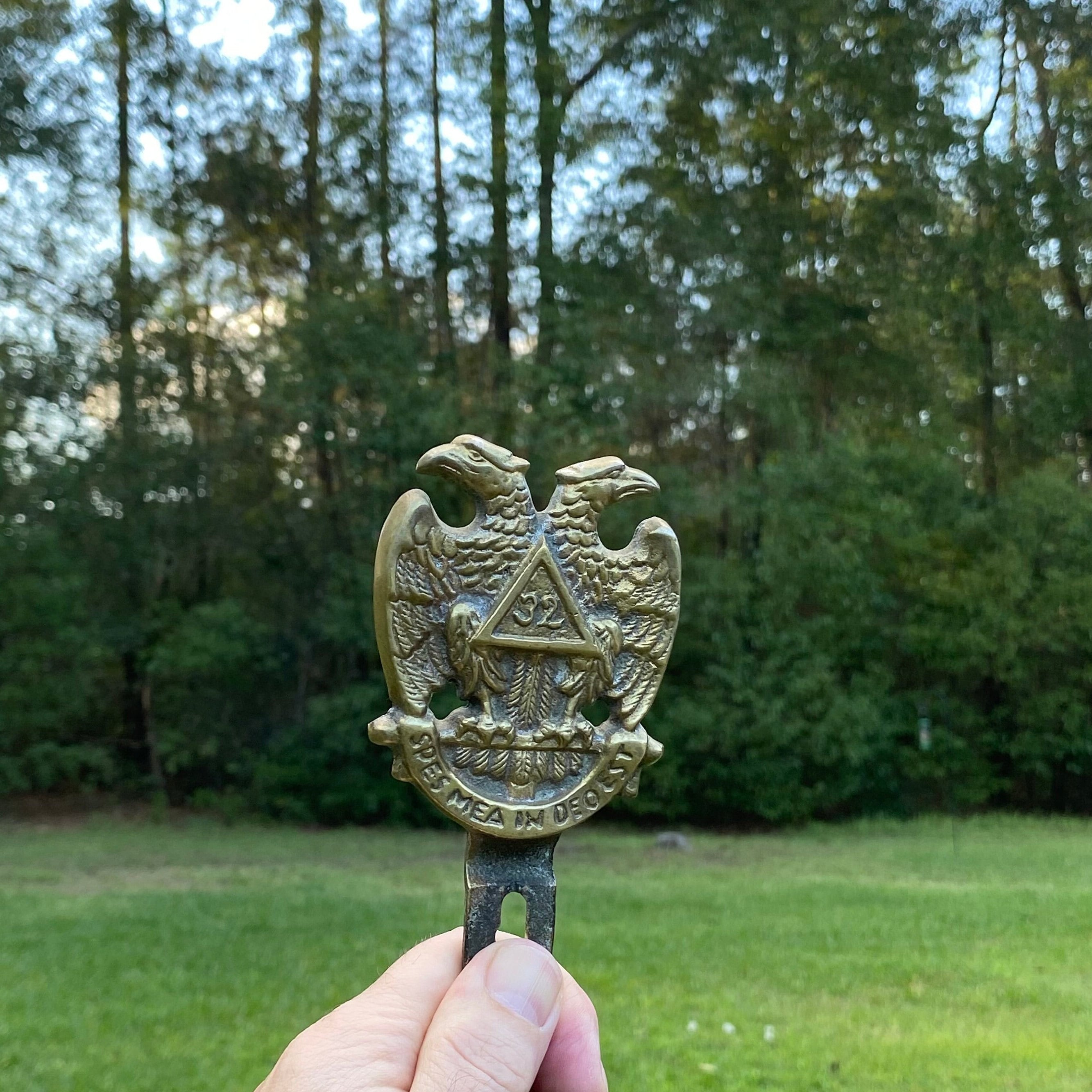 Masonic Scottish Rite 32 Degree Double Headed Eagle Brass - Etsy