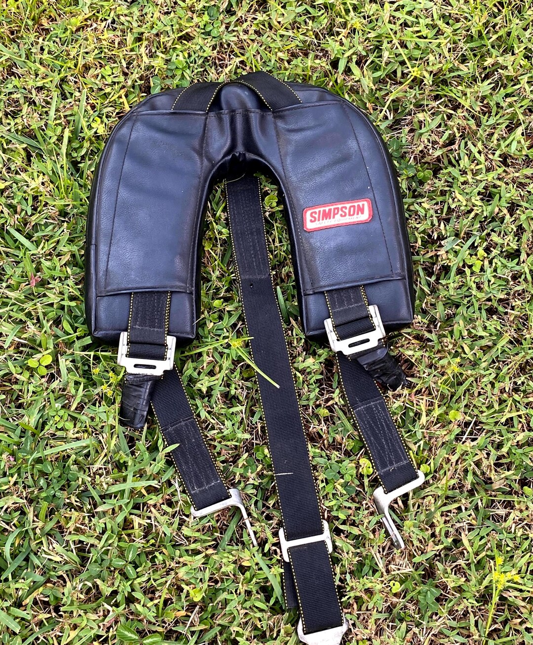 Vintage Simpson Safety Equipment Neck Collar Harness, Car Drag Racing ...