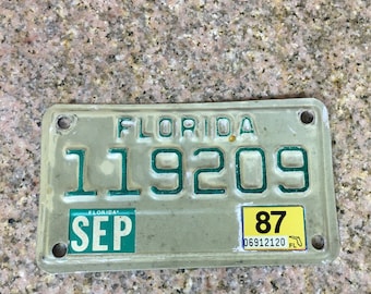 Embossed Motorcycle Plate - Etsy