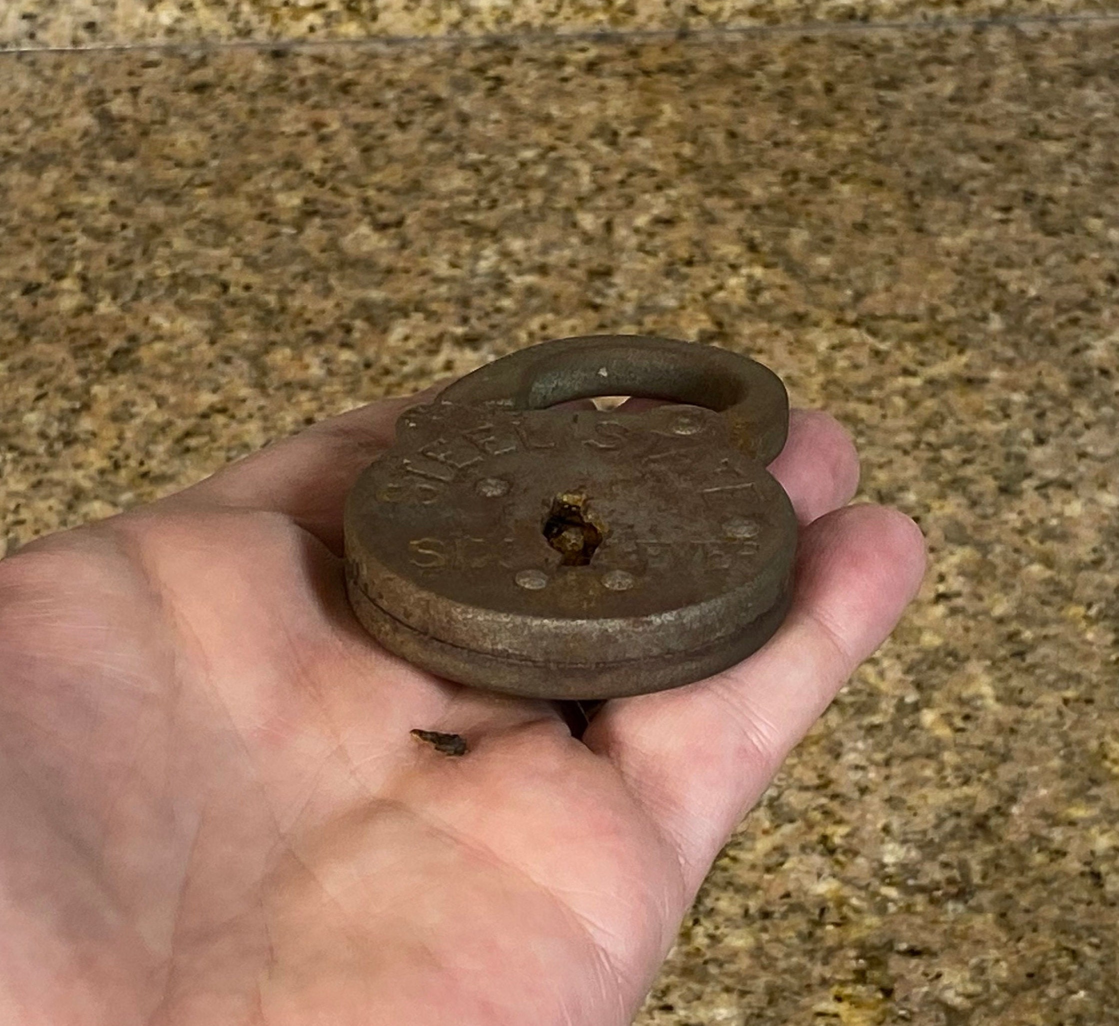 Steel State Padlock, Six Lever Slaymaker Lock, Collector Display Gift ...