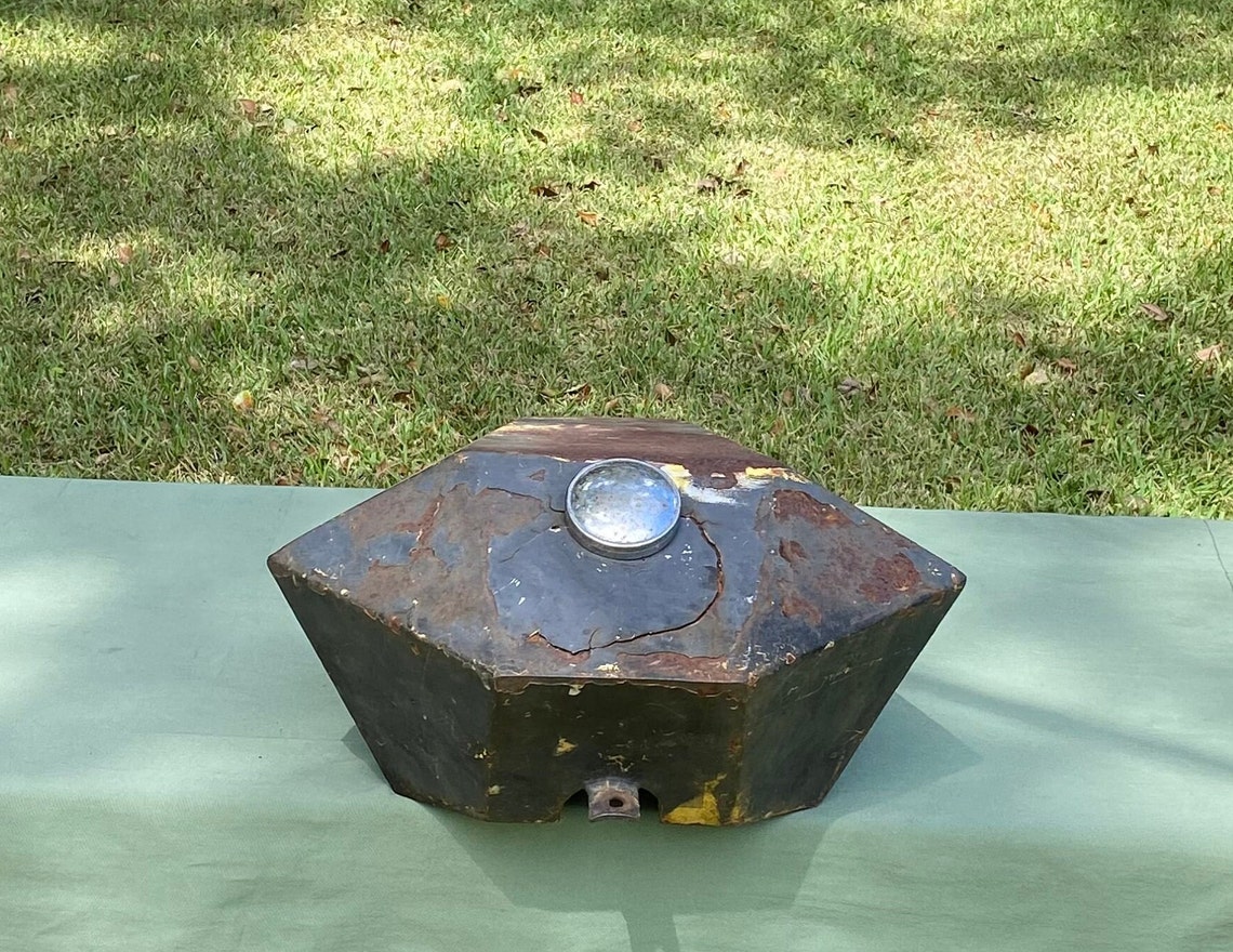 Prism Coffin Fuel Gas Tank Custom Harley Davidson HONDA Vintage BARN ...
