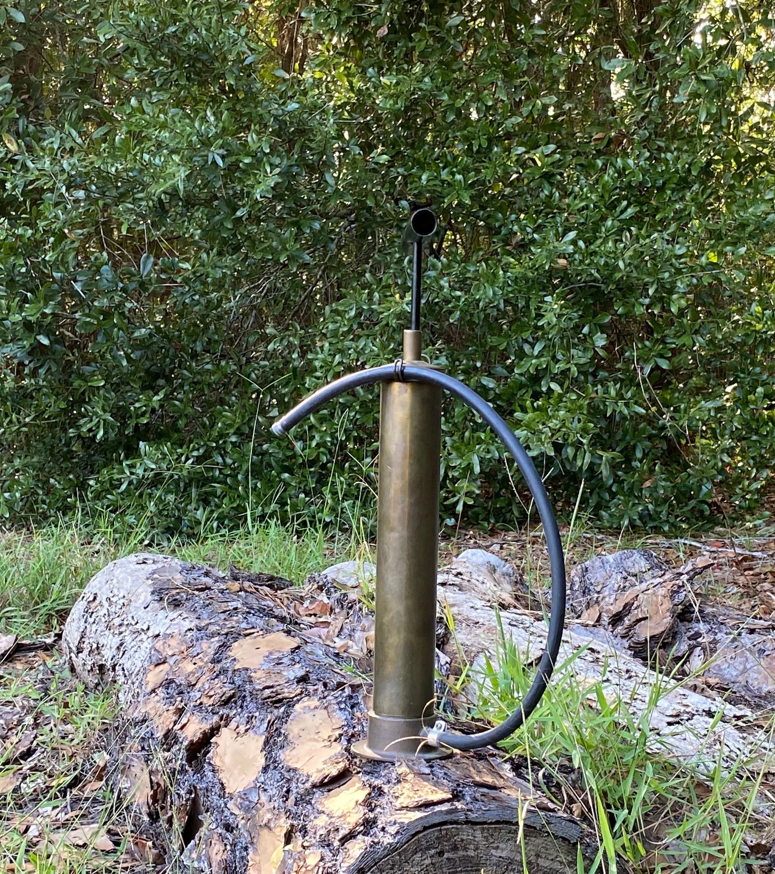 Antique 1920s Brass Tube Tire Pump: Car, Bike, Autocycle Collector's ...