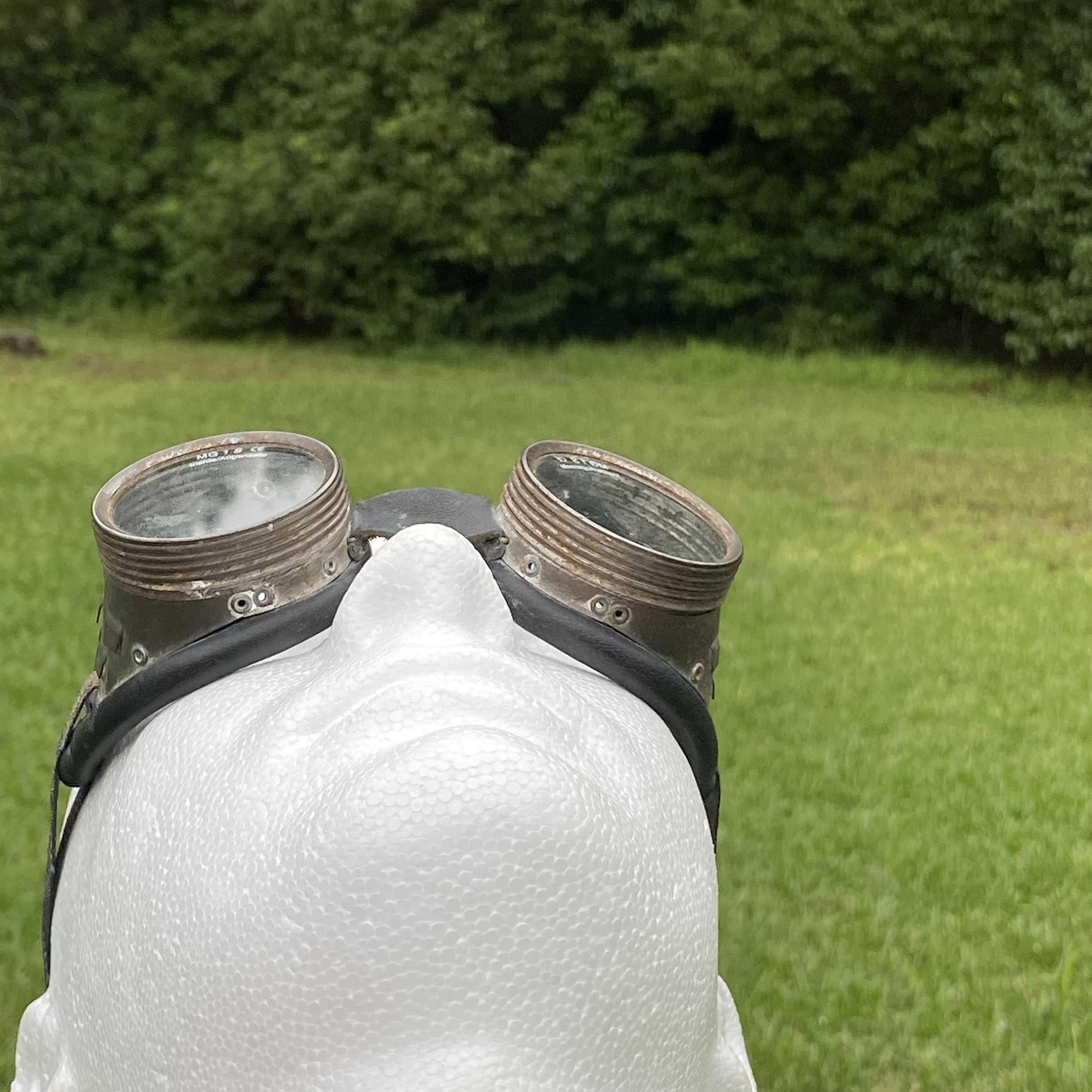 Round GSF 166 German Made Glass Goggles Safety Glasses Motorcycle ...