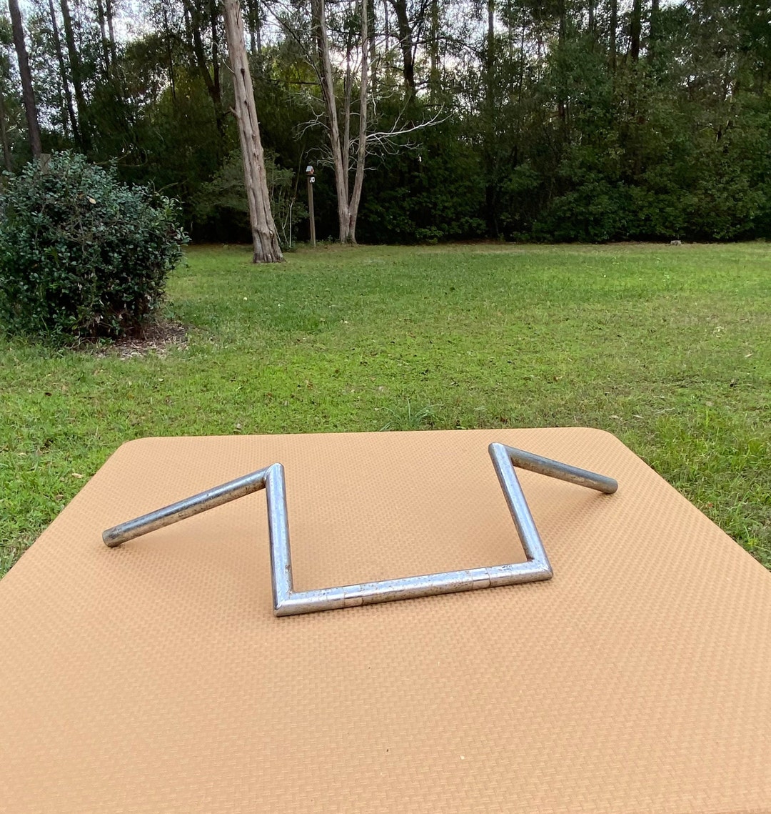 CHOPPER Motorcycle Z Bar Vintage Custom Handlebars 7/8 Barn Bike BOBBER ...