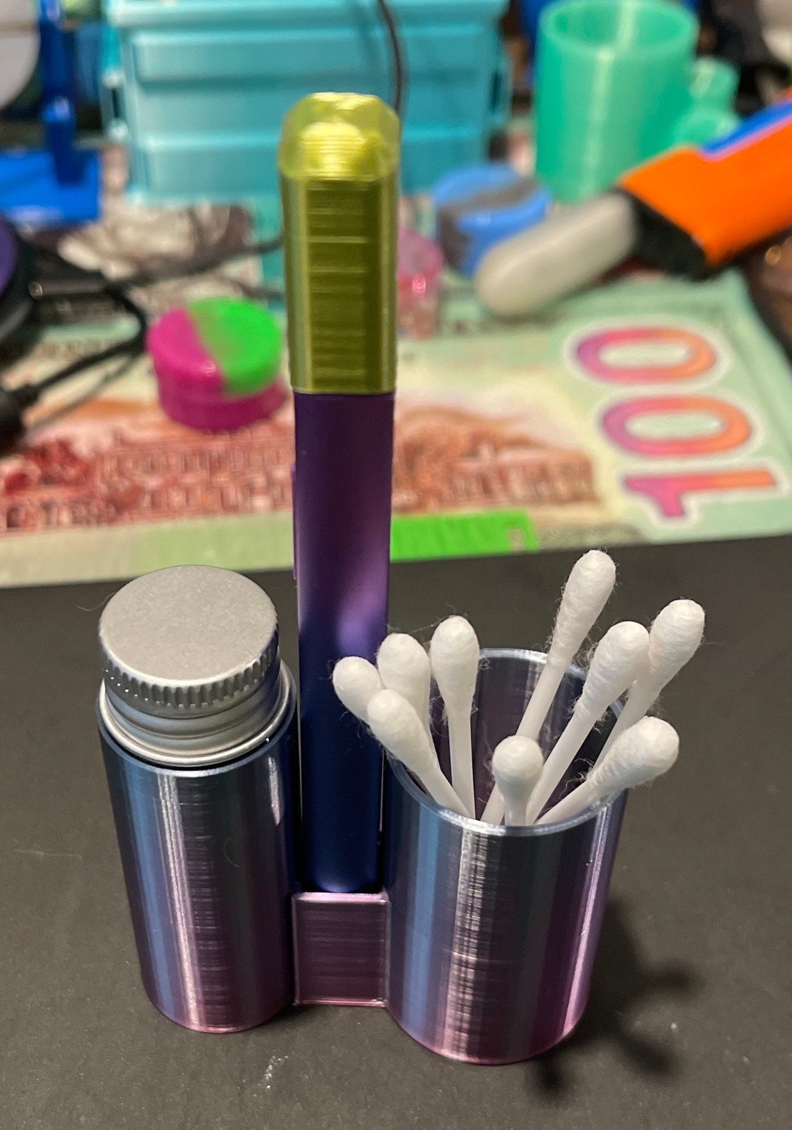 Puffco Hot Knife Dab Station/dab Caddy With Included a Glass - Etsy