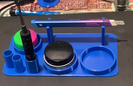 3D Printed Dab Organizing Tray Dab Tool | Etsy