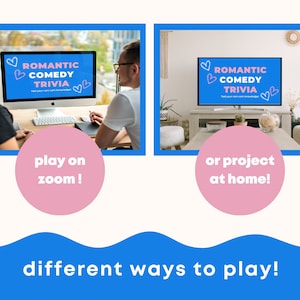 Romantic Comedy Trivia Game | Virtual Rom Com Trivia for Galentine's ...