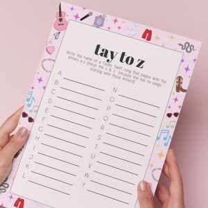 Swiftie Party Games Bundle Printable Taylor Games and Activities for ...