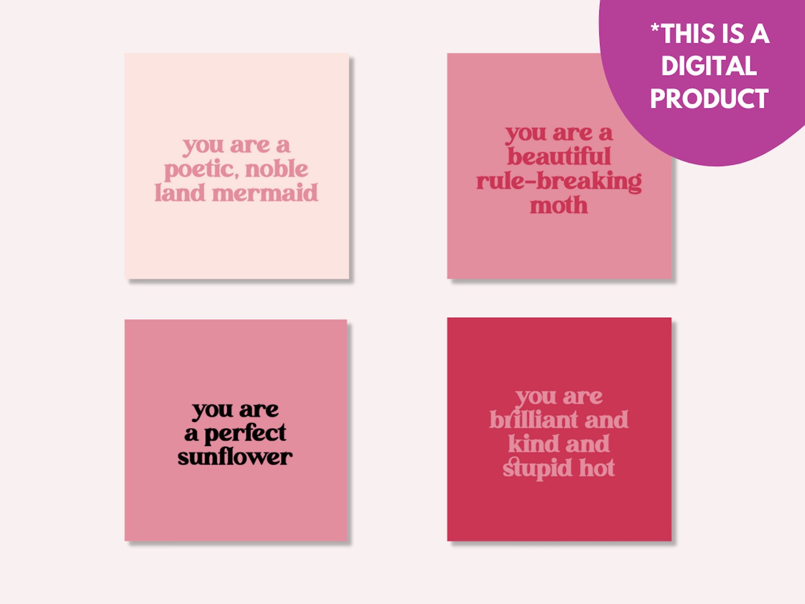 Printable Compliment Cards for Friends Gift for - Etsy