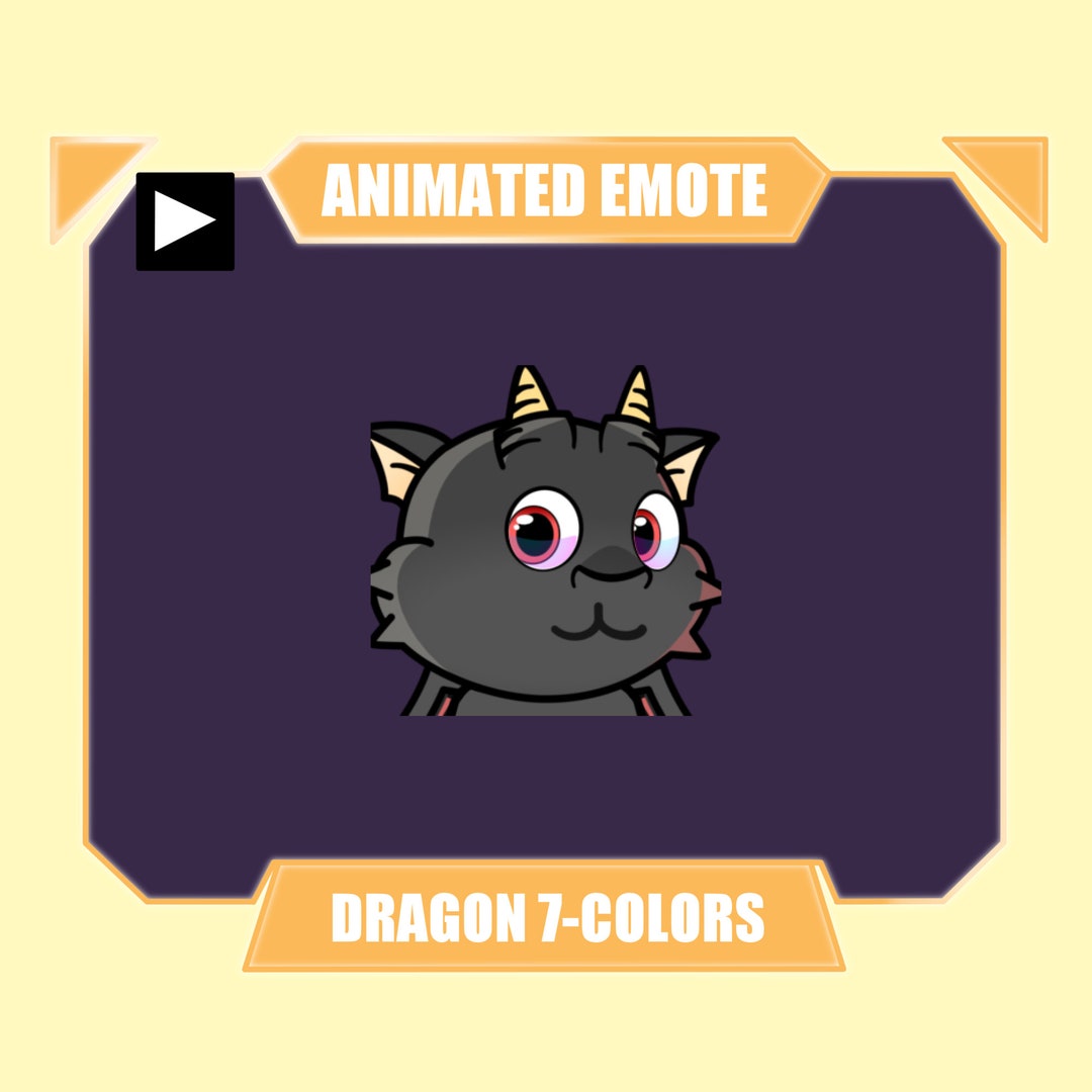 ANIMATED Dragon Side Eye Emote for Twitch Kick Discord Youtube Stream ...