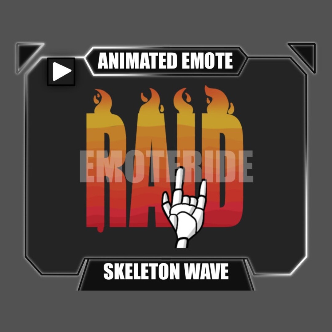 Animated Raid Emote Raid Fire Emote Animated Twitch Emote - Etsy