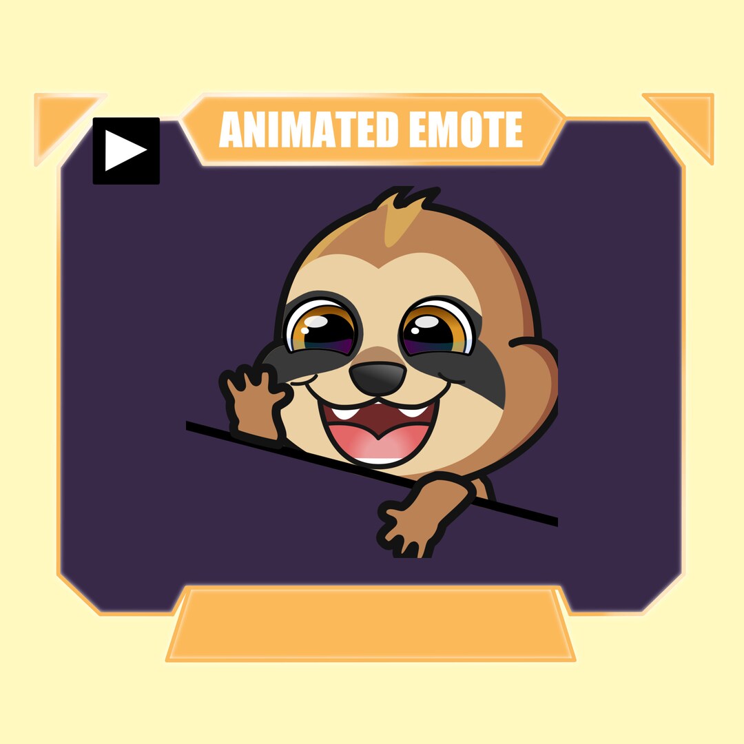ANIMATED Sloth Bongo Meme Emote for Twitch Kick Discord Youtube ...